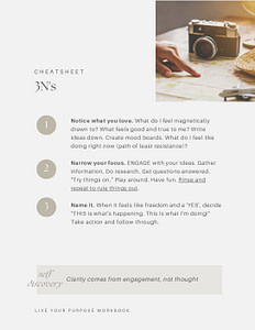 3Ns Cheatsheet | Shaina Leis